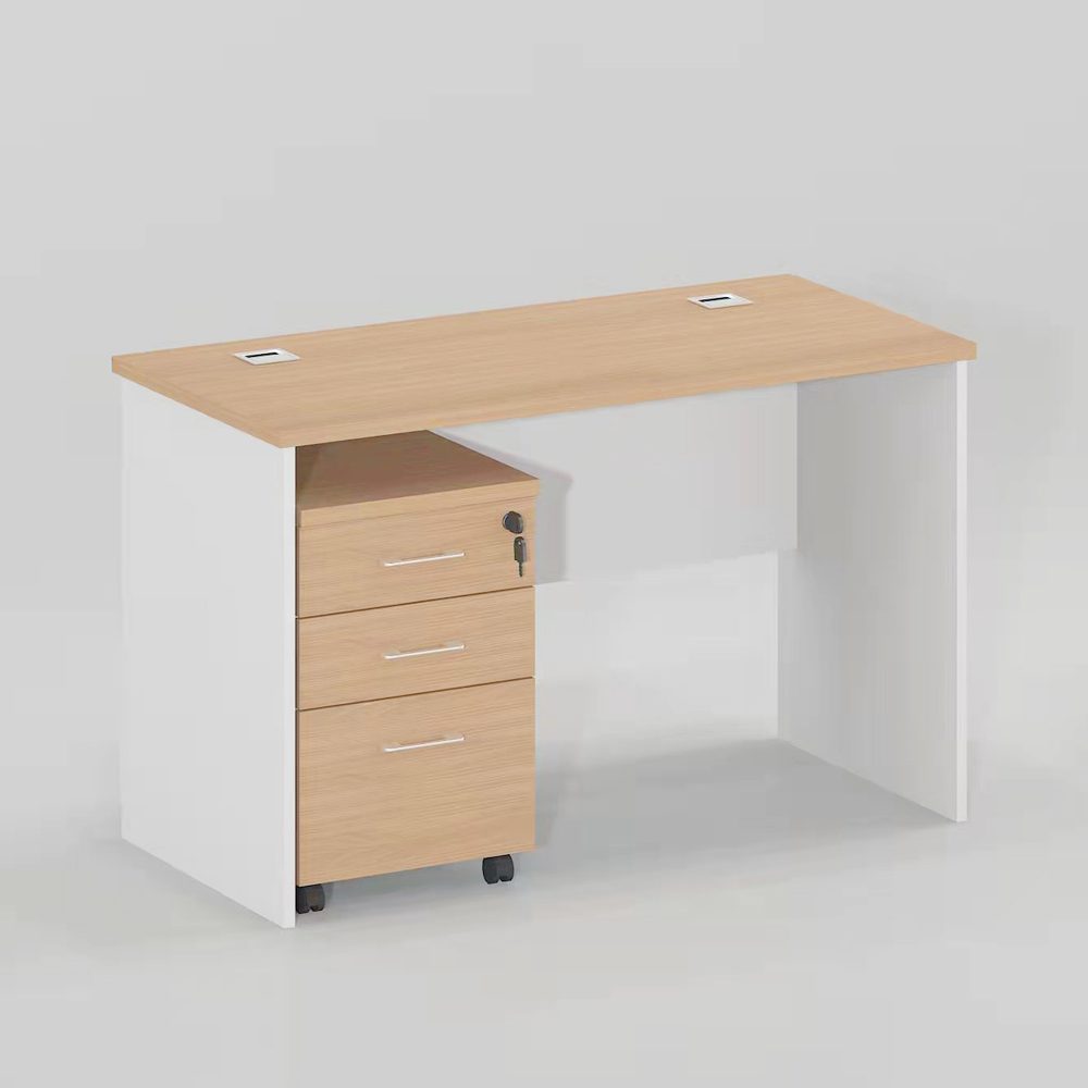 1400mm Office Desk + Side Drawer - MyOffice Furniture